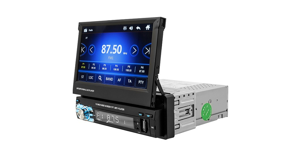 Автомагнитола Dolmax AV7-1D, 1din с выдвижным экраном 7" (Уценка) в ...