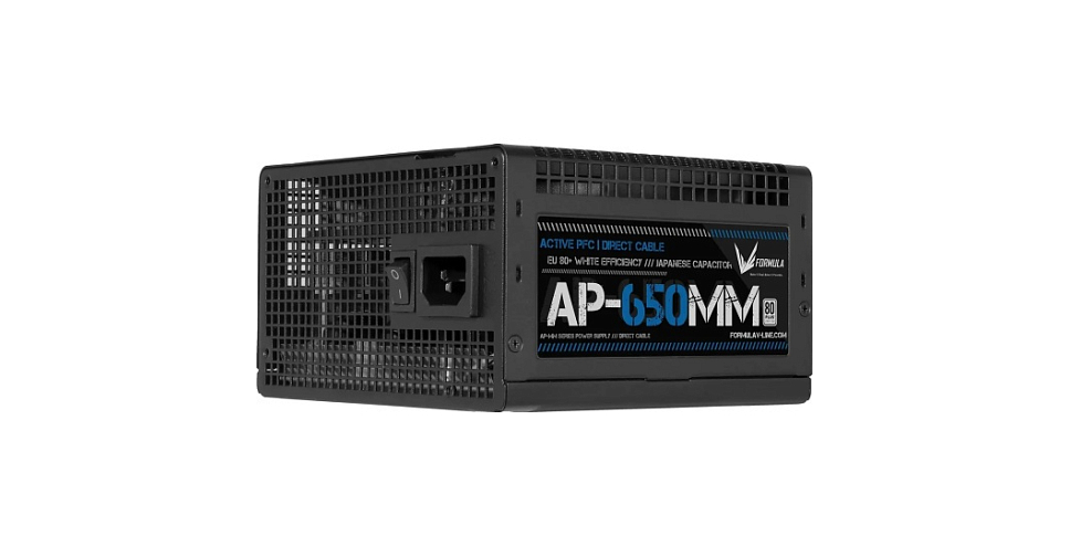 Блок питания 650W Formula AP-650ММ, ATX, 80 PLUS WHITE (20+4pin) APFC ...